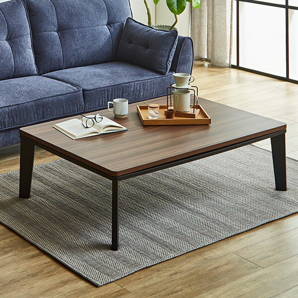 モダンスタイル＆こたつに見えないこたつテーブル●足元広々、ムラなく温まるフラットヒーター●厚さ僅か3cmのでっぱりのない薄型ヒーターなので、こたつの中が広々空間へ。●消費電力を抑えた省エネヒーターで、従来のヒーターと比べて温度のムラがなく、...