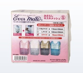 ご使用方法 ペーパーハウス専用の詰め替えスペアペーパーです。 美容室やサロン等のプロの方で使用方法を熟知されているお客様のみお求め下さいませ。 ◆仕様 サイズ76 x 50mm 1000枚入×6束 ・広告文責：（メディアステージ/06667...