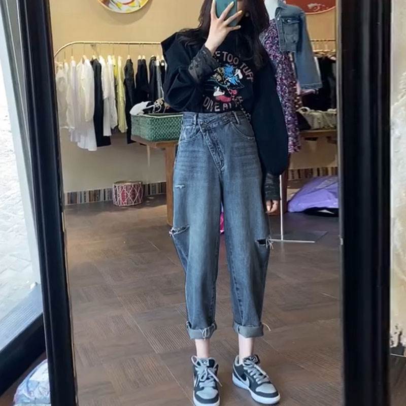 abc-2857スタイルアップに欠かせないハイウエストデザイン。これ1本で脚長効果抜群のボトムスです。シンプルなので、どんなアイテムにも合わせやすくてコーディネート幅広がります☆【カラー】ブルー【サイズ】Sパンツ丈：92cmウエスト：68c...