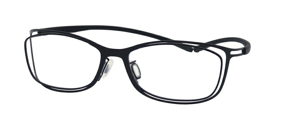 【★商品名★】 spec espace（スペックエスパス） ES-2161 Col.02（black） ※ヒンジレスフレーム サイズ 片レンズ横幅　54mm 片レンズ縦幅　32mm ブリッジ幅　16mm made in Japan 【～sp...