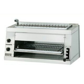 商品の仕様●外形寸法(mm)：W864×D490×H420●ガス消費量：LPガス5.81kW(0.42kg/h)●ガス接続口径：15A●赤外線バーナーを使用して、グラタンなどの焼き色を均一につけます。●壁掛けタイプ●立消え安全装置※商品画像...