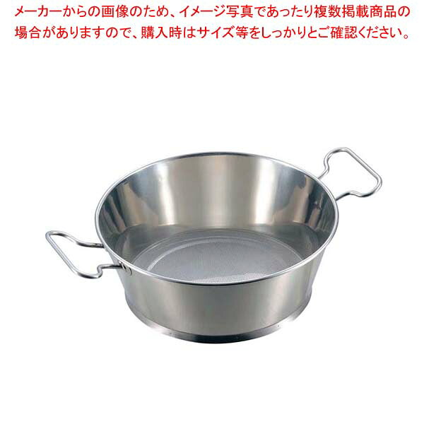 商品の仕様●外寸(mm)：φ230×H105 ●内寸(mm)：パンチング穴：φ1.5 ●重量:640g●材質：ステンレス ■● メッシュ網と違い、パンチング材を使用しているため丈夫で長持ち、安全です。● パンチング穴：φ1.5※商品画像はイ...