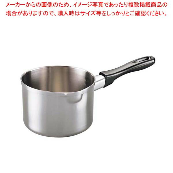 商品の仕様●外寸(mm)：φ142 底径：115 ●内寸(mm)：14cm 深さ：95●重量:0.4kg●容量:1.3L●板厚/厚み：0.8●材質：18-10ステンレス ●電磁調理器：200V■● 熱伝導にすぐれた軟鉄とニッケル層を、保温力...