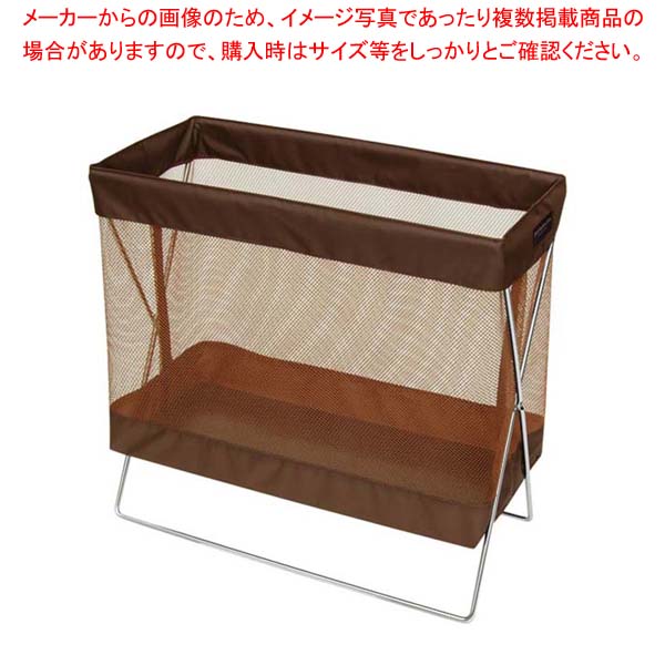 商品の仕様●外寸(mm)：430×200×H410 ●内寸(mm)：H330 ●材質：本体：メッシュ(ナイロン100%) フレーム：スチール(クロームメッキ) ■● メッシュで中が見えるので荷物の置き忘れも防ぎます。● 折りたたみ式● 取り...