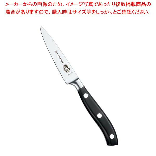 商品の仕様●外寸(mm)：全長：222 ●重量:100g●板厚/厚み：背:2.5●材質：刃：モリブデンバナジウム鋼 ハンドル：POM(ポリオキシメチレン)製 ●刃渡り：10cm■● ビクトリノックスは、1884年の創業。一世紀以上の伝統と歴...