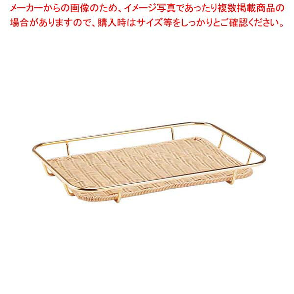 商品の仕様●外寸(mm)：415×295×H44 ●材質：すのこ：ポリプロピレン フレーム：スチール製・金色メッキ ●抗菌：○●洗浄機：△●耐熱・耐冷温度：120℃■● ナチュラルな質感はそのままに洗える抗菌バスケット● 水や洗剤でジャブジ...