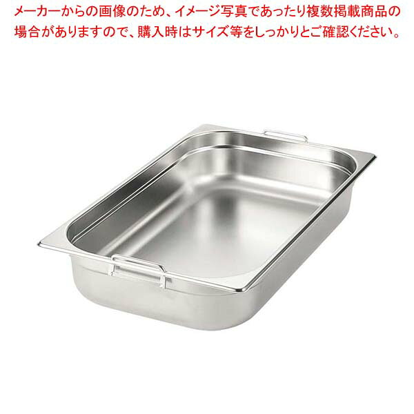 商品の仕様●外寸(mm)：325×265 ●内寸(mm)：深さ：150 ●重量：940g●容量：8.7L●板厚/厚み：0.6●材質：18-8ステンレス ■● 中に食品が入ると非常に重くなります。そこで、上下にスライドするハンドルが運搬・収納...