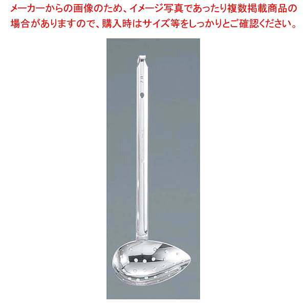 商品の仕様●外寸(mm)：114×76×255 ●重量:110g●容量:90cc●材質：18-8ステンレス ■● 皿部外周面に添わせた把手先部と皿部とを、スポット溶接で連結すると共に蝋付けによって両者の隙間を密封したレードルです。充分な強度...