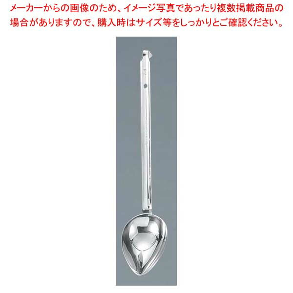 商品の仕様●外寸(mm)：97×66×230 ●容量:50cc●材質：18-8ステンレス ■● 皿部外周面に添わせた把手先部と皿部とを、スポット溶接で連結すると共に蝋付けによって両者の隙間を密封したレードルです。充分な強度を備えると共に、食...