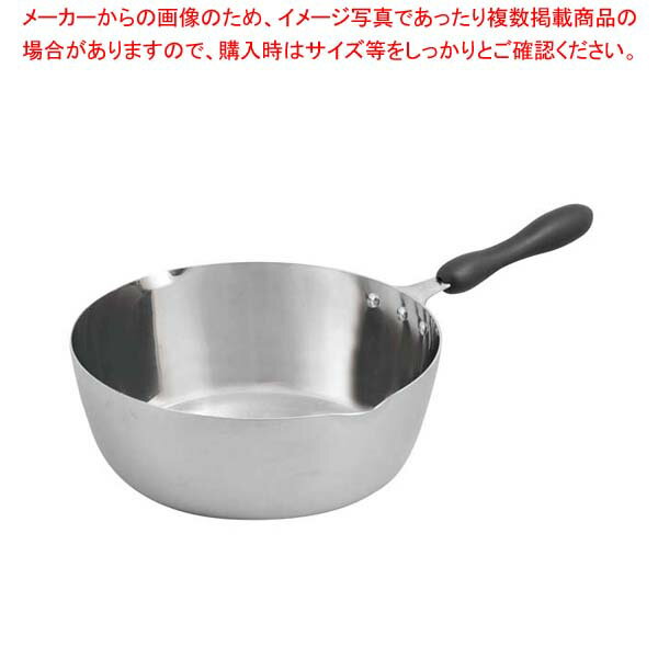 商品の仕様●外寸(mm)：φ183(ハンドル含まず) 底径：130 ●内寸(mm)：18cm 深さ：70●重量:0.8kg●容量:1.5L●板厚/厚み：2.3●材質：三層鋼(ステンレス・アルミ) 柄：プラスチック ●電磁調理器：200V■●...