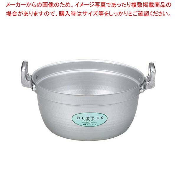 商品の仕様●外寸(mm)：φ395 底径：270 ●内寸(mm)：φ390 深さ：188●重量:2.6kg●容量:16L●板厚/厚み：3.0●材質：アルミ SUS430 ●電磁調理器：200V■● 電磁調理器に最適な業務用鍋アルミエレテック...