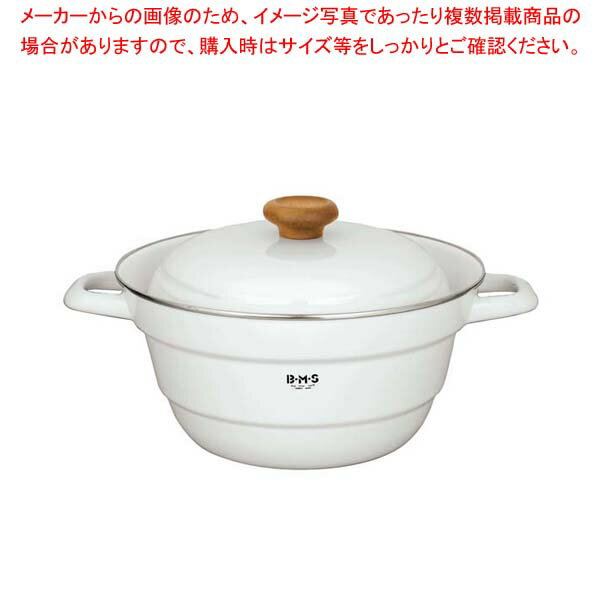 商品の仕様●外寸(mm)：φ285 底径：124 ●内寸(mm)：φ270 深さ：138●容量:5.4L●板厚/厚み：1.0●材質：ホーロー チーク材 スノコ：ステンレス ●電磁調理器：200V■● ゆでる・煮る・蒸す・揚げるの万能多機能鍋...