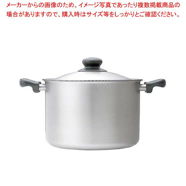 商品の仕様●外寸(mm)：347×237 底径：200 ●内寸(mm)：22cm 深さ：155●重量:1.5kg●容量:6L●板厚/厚み：底板:2.6●材質：18-8ステンレス アルミ 18-Nbステンレス ●電磁調理器：200V■● 使い...