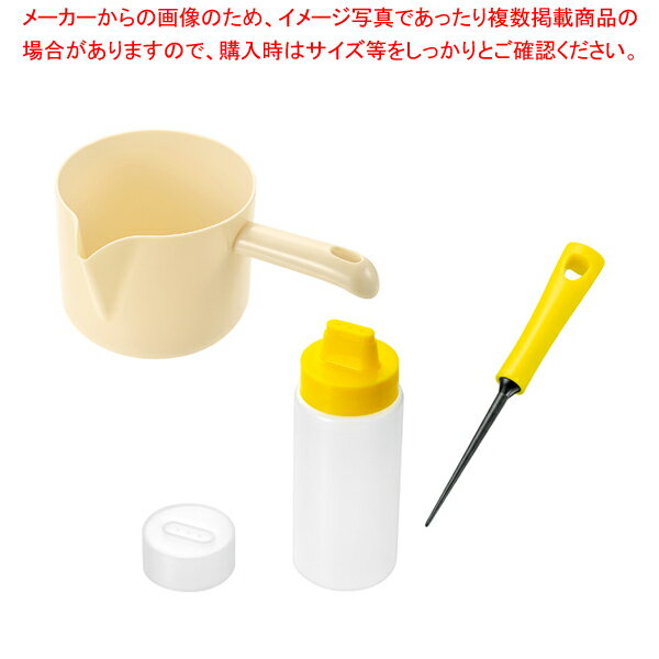 商品の仕様■●「やきぱー」シリーズの人気商品をピックアップしたお得な3点セット！家庭でワイワイ。やきものパーティーが更に楽しくなります。粉つぎはたこ焼き器の穴へピンポイントに注げる！粉が混ぜやすい深型タイプ。ピックは樹脂製でプレートを傷つけ...