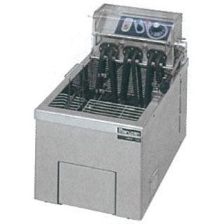 商品概要赤外線ヒーター採用で、カラッとおいしく揚がる！●電気式なので安全でクリーンな作業環境を作ります。●遠赤外線ヒーターは局部過熱を防ぐ構造で、油の劣化を抑え、食材の風味を損ないません。●高性能サーモスタットにより、正確な温度管理ができ、...