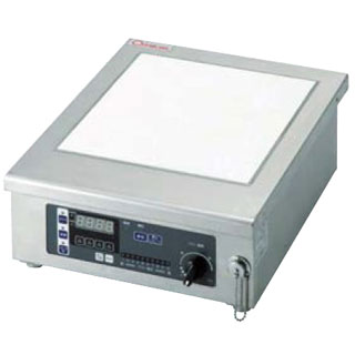 商品の仕様●調理プレート数1●電気容量1φ200V：2.5kw●定格最大電流 (A)：13●接続法リード線2mプラグ付：接地2P-20A●外形寸法(mm)：前幅350×奥行450×高さ180●製品重量(kg)：16※商品画像はイメージです。...