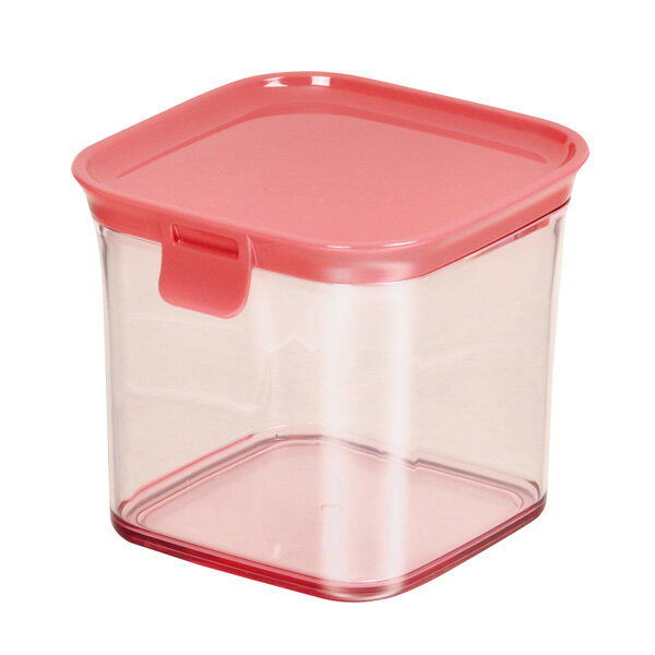 キャニスターです。パッキンのあるフタ付きなので、調味料や食材の保存に便利です。重ねてスタッキングできるから収納にも便利です。キッチン以外でもお部屋での小物の整理にも使えます。商品の仕様サイズ(mm)：幅115×奥行120×高さ105重量：1...