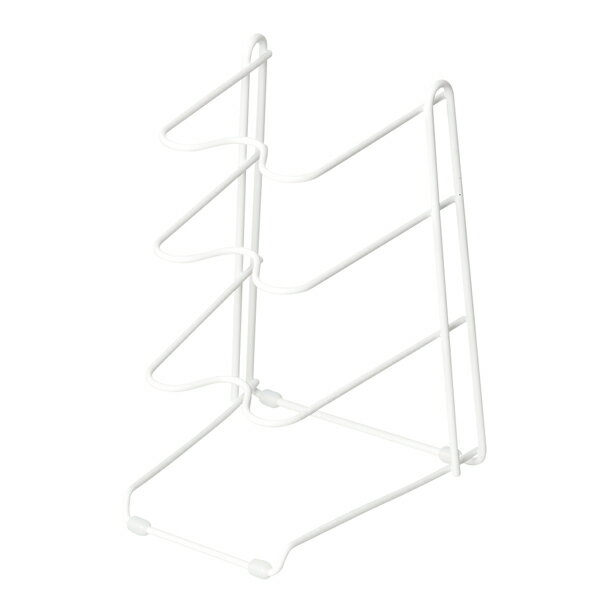 横置き・縦置きどちらでも使えるフライパンラックです。シンク下・引き出し収納の中でも使える便利なラック。 横置きで使用する際は、鍋蓋も収納できます。丈夫で長持ち、衛生的で人気のある商品です。業務用や家庭用にも使えます。商品の仕様サイズ(mm)...