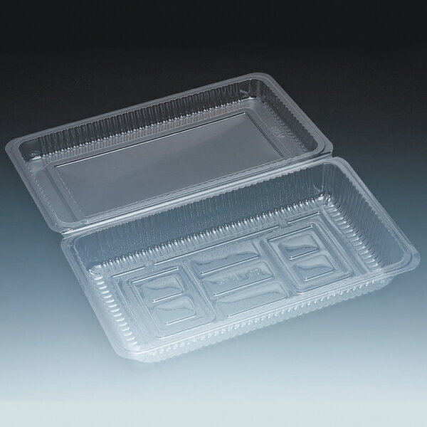 商品の仕様●メーカー名：シーピー化成●JANコード：4935168100100●製品名：食品容器　フードパック●サイズ：外寸:横242×縦146×高31(蓋高18)mm/底寸:横215×縦118mm●材質：OPS■食品スーパーのセルフバイキ...