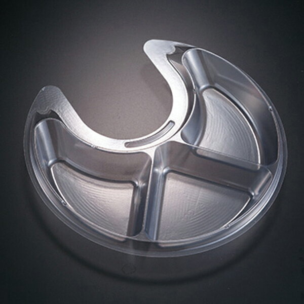 商品の仕様●メーカー名：リスパック●JANコード：4946944341051●製品名：サラダ容器　クリーンフォーユーBOWL　中皿●サイズ：外寸:152φ×高23mm●材質：A-PET■サラダや冷やし麺に最適な持ち手付きの容器「クリーンフォ...