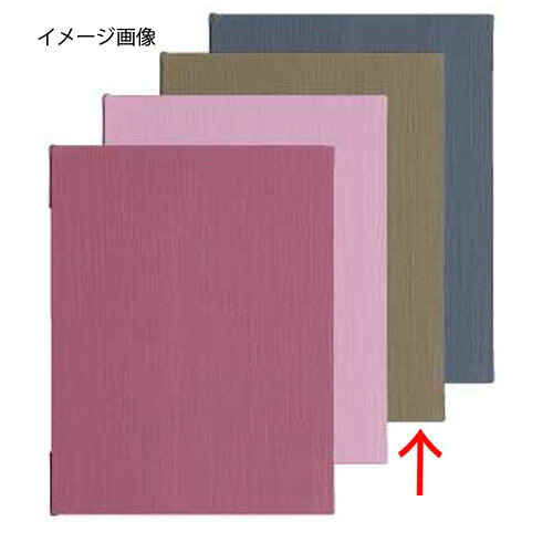 商品の仕様●規　格：A4対応●仕　様：2つ折4ページ仕様/ピン MC-2G(ブラック)使用●サイズ：W230×H315mm●カラー：赤・うす紫・黒・うす茶●素 材：ビニールペーパー※ページ追加の場合は別売りの【洋-74V】(紙付き)【ビニー...
