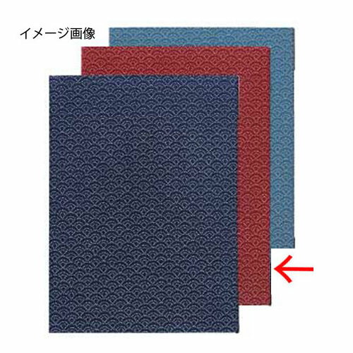商品の仕様●品番 WA-10●色・柄 紺・赤・水色●サイズ/重量 A4サイズ対応 230×315mmA-4/4ページ仕様●対応商品・中紙 ビニール-55●備考 素　材：綿●付属品：ビニール-55_1枚メニューピンMC-2G黒※商品画像はイメ...