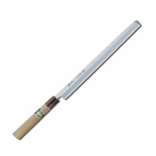 ●商品名:堺孝行 特上 蛸引包丁 36cm●刃渡:360mm●銘:堺孝行別誂●柄:水牛●安来の白二鋼を使用し、上研で本職用のベストセラーの和包丁です。●商品名:堺孝行 特上 蛸引包丁 36cm●刃渡:360mm●銘:堺孝行別誂●柄:水牛●安...