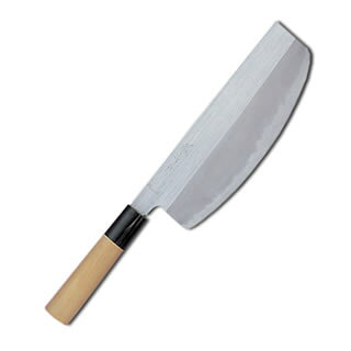 商品概要●商品名:堺孝行 霞研水牛柄 寿司切包丁 24cm●刃渡:240mm●銘:堺孝行●柄:水牛●安来の白鋼を使用し、柄は天然の水牛角付朴柄です。※刃物類の金属製品は水洗いをした後、濡れたままで放置すると錆や水アカが発生しますので使用後は...