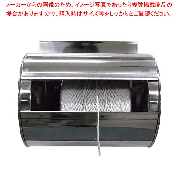 商品の仕様●外寸(mm)：φ135×176 ●重量:0.79kg●材質：18-8ステンレス ■● 最大φ125×H130mmまでのたこ糸が入ります。● ボビン巻・玉巻・バインダー巻と、全てのたこ糸にご使用いただけます。● 衛生的で作業性もU...
