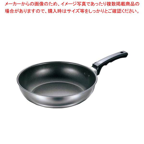 商品の仕様●外寸(mm)：外径：φ286(柄含まず) 底径：180 ●内寸(mm)：27cm 深さ：72●重量:1.3kg●板厚/厚み：2.6●材質：ステンレス アルミクラッド三層鋼 内面フッ素樹脂加工 ●電磁調理器：200V■● 200V...