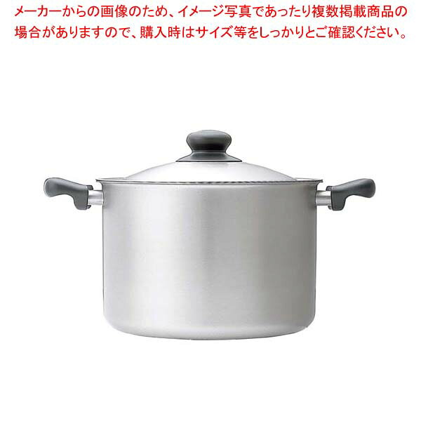 商品の仕様●外寸(mm)：347×237 底径：200 ●内寸(mm)：22cm 深さ：155●重量:1.5kg●容量:6L●板厚/厚み：底板:2.6●材質：18-8ステンレス アルミ 18-Nbステンレス ●電磁調理器：200V■● 使い...