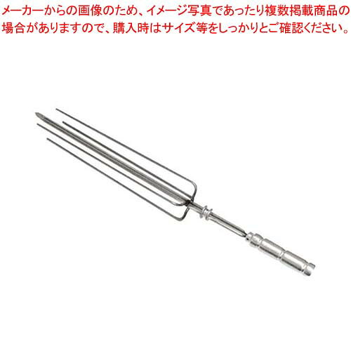 商品の仕様●外寸(mm)：全長72cm(リングから先端までの長さ48.5cm) 太さ 中央：16mm 周囲(4本)：各6mm ●重量：670g●材質：ステンレス、アルミ●製造国：ブラジル■●肉や野菜を刺してグリル機で調理することができる※商...