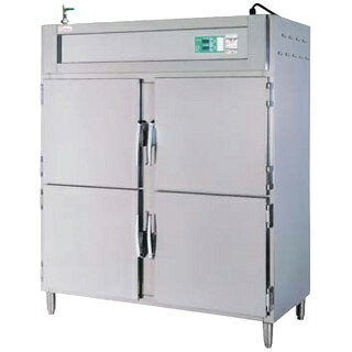 商品の仕様●扉様式 前面開閉(ステンレス上下2枚扉)●電気容量3φ200V：5.7kw●定格最大電流 (A)：18.2●接続法リード線2mプラグ付：接地3P-30A●外形寸法(mm)：前幅1500×奥行750×高さ1800●給水接続口(A)...
