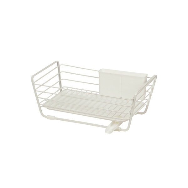 お皿やグラスなどの水切りです。狭いキッチンでも使いやすいスリムタイプです。防サビ加工でいつまでもキレイ! シンクに水が流れる排水ノズル付きです。丈夫で長持ち、衛生的で人気のある商品です。業務用や家庭用にも使えます。商品の仕様本体サイズ:幅4...