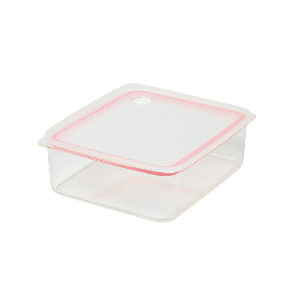 汚れ落ち抜群。変色しにくく、ガラスのような透明性。空気弁が付いておりますので、フタをしたまま電子レンジOK。重ねてすっきり収納できます。家庭用にオススメです。商品の仕様サイズ(mm)：幅235×奥行200×高さ80重量：346g容量：2.3...