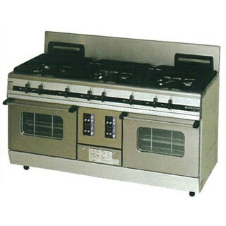 商品の仕様●外形寸法(間口×奥行×高さmm)：1500×600×800、バック/200●トップバーナー数：小/2、大/3●コンベクションオーブン数：2●ガス消費量：LPガス59.9kW 4.29kg/h●ガス接続口：32A●電気(1φ100...