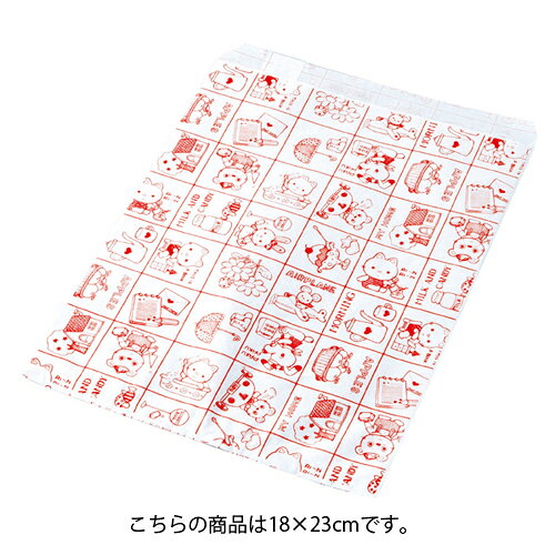 紙袋 平袋 マイホーム 18×23cm 200枚入りです。かわいい動物などが描かれた平袋になります。サイズ：厚み：35g/平方メートル●素材・加工：純白紙 両面印刷となっています。商品の仕様●サイズ：厚み：35g/平方メートル●素材・加工：...