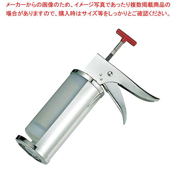 商品の仕様●外寸(mm)：φ86×H297 ●重量:0.785kg●容量:780ml●材質：ステンレス ポリエチレン ■● タルタルソースなど固型物混入のソースが一定量ずつ取出せる、ピストル型のディスペンサーです。● 一度の取出量が10gの...