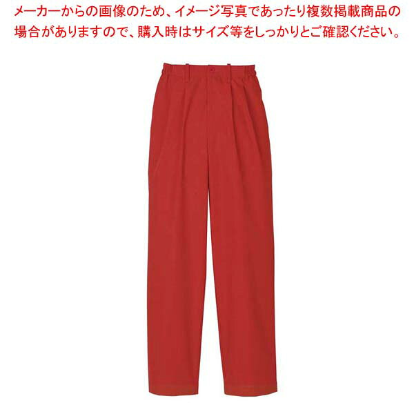 商品の仕様●外寸(mm)：胴囲74-78×股下78(cm) ●材質：ポリエステル65% 綿35% ●色：朱色■● ツータック・脇ゴム・両脇ポケット※商品画像はイメージです。複数掲載写真も、商品は単品販売です。予めご了承下さい。※商品の外観写...