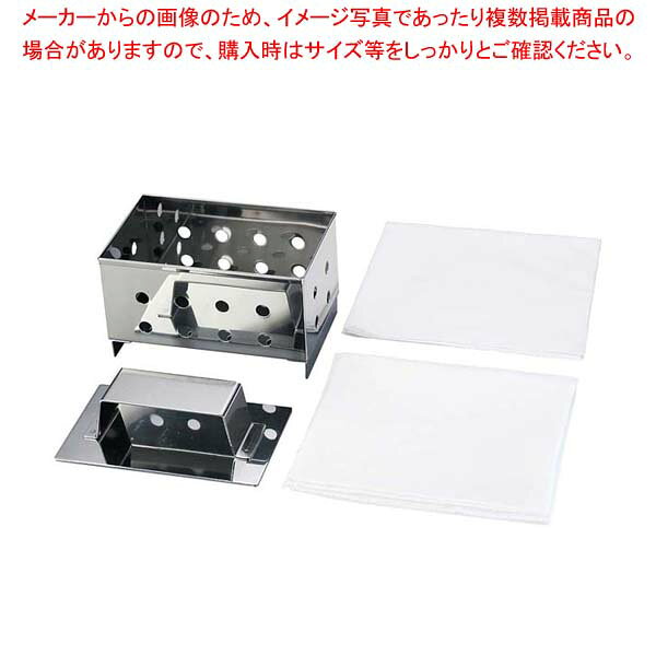 商品の仕様●外寸(mm)：152×98×H87 ●材質：本体：18-8ステンレス 押し蓋：18-0ステンレス こし袋・敷布：綿100% 縫製糸：ナイロン100% ■● セット内容：豆腐型・押し蓋・敷布・こし布● 手造りならではの豆の香りと甘...