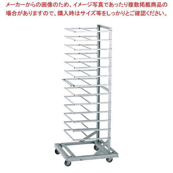 商品の仕様●外寸(mm)：600×450×H1560 キャスター：φ100 ●内寸(mm)：フレーム間隔：85 ●材質：鉄 シルバーコーティング仕上げ ゴム ■● 13枚までの天板が収納できます。● 天板を積み重ねて冷却しますのでスペースも...