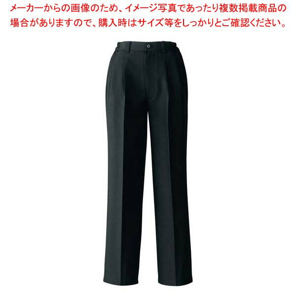 商品の仕様●外寸(mm)：ウエスト94-103×ヒップ132×股上25.5×股下78(cm) ●材質：ギャバジン ポリエステル100% ●色：ブラック■● ツータック、腰脇ゴム入り※商品画像はイメージです。複数掲載写真も、商品は単品販売です...