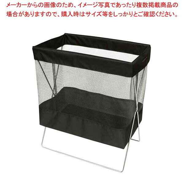 商品の仕様●外寸(mm)：430×250×H510 ●内寸(mm)：H390 ●材質：本体：メッシュ(ナイロン100%) フレーム：スチール(クロームメッキ) ■● メッシュで中が見えるので荷物の置き忘れも防ぎます。● 折りたたみ式● 取り...