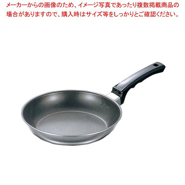 商品の仕様●外寸(mm)：φ271 底径：180 ●内寸(mm)：26cm 深さ：55●重量:1.1kg●板厚/厚み：2.6●材質：本体：ステンレス・アルミクラッド三層鋼 内面フッ素樹脂加工 ●電磁調理器：200V※商品画像はイメージです。...