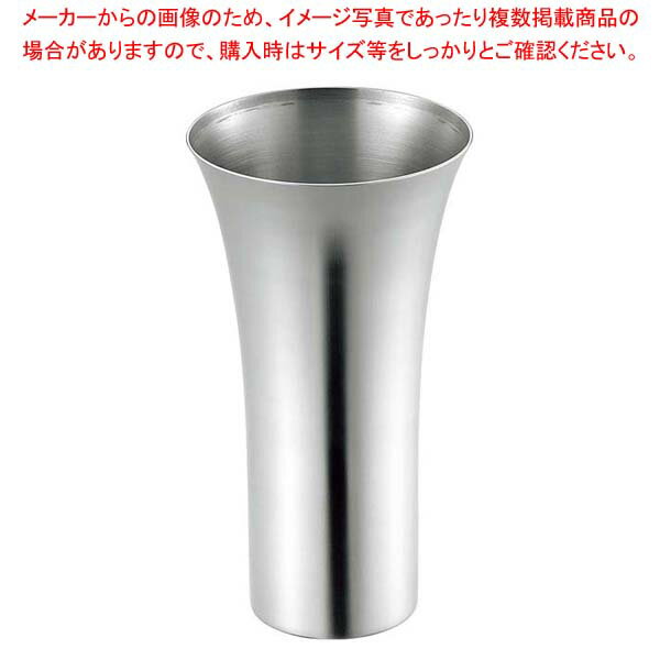 商品の仕様●外寸(mm)：径80×H150mm ●重量:122g●容量:380ml●材質：18-8ステンレス ●表面加工：内面：螺旋仕上げ／外面：ミラー仕上げ●製造国：日本■● 18-8ステンレスは錆びにくく衛生的● 内側は螺旋状に磨き上げ...