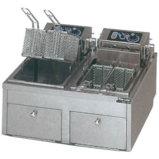 商品概要赤外線ヒーター採用で、カラッとおいしく揚がる！●電気式なので安全でクリーンな作業環境を作ります。●遠赤外線ヒーターは局部過熱を防ぐ構造で、油の劣化を抑え、食材の風味を損ないません。●高性能サーモスタットにより、正確な温度管理ができ、...