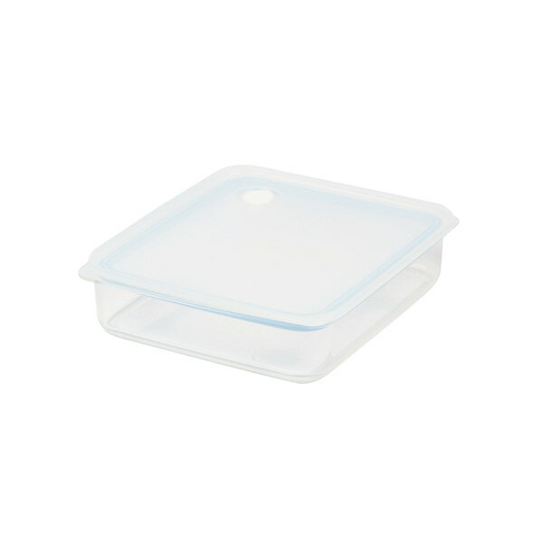 汚れ落ち抜群。変色しにくく、ガラスのような透明性。空気弁が付いておりますので、フタをしたまま電子レンジOK。重ねてすっきり収納できます。家庭用にオススメです。商品の仕様サイズ(mm)：幅235×奥行200×高さ55重量：317g容量：1.3...