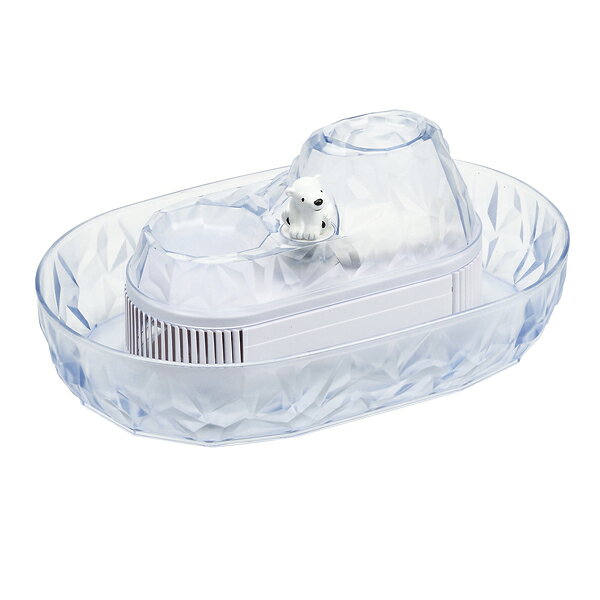 可愛いシロクマがのぞく、素麺流し器です。自宅でも簡単！いつもの素麺を楽しく美味しく頂けます！家族や友達と、もちろん一人でも盛り上がります★フルーツやグミを流してカラフルなパーティーにするのもオススメ！商品の仕様製品サイズ:(約)幅39×奥行...