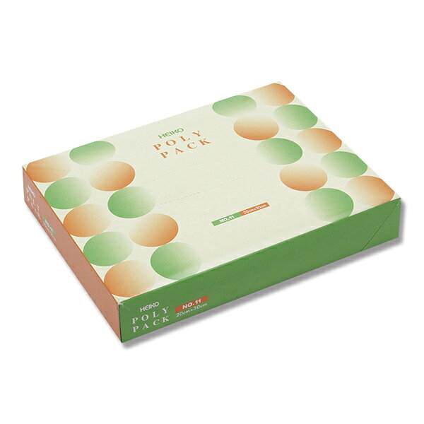 商品の仕様●メーカー名：HEIKO●JANコード：4901755409956●製品名：ポリパック●サイズ：厚0.007×幅200×高300mm●材質：HDPE■ボックスティッシュのように1枚ずつ取り出せる極薄強化ポリ袋です。※商品画像はイメ...