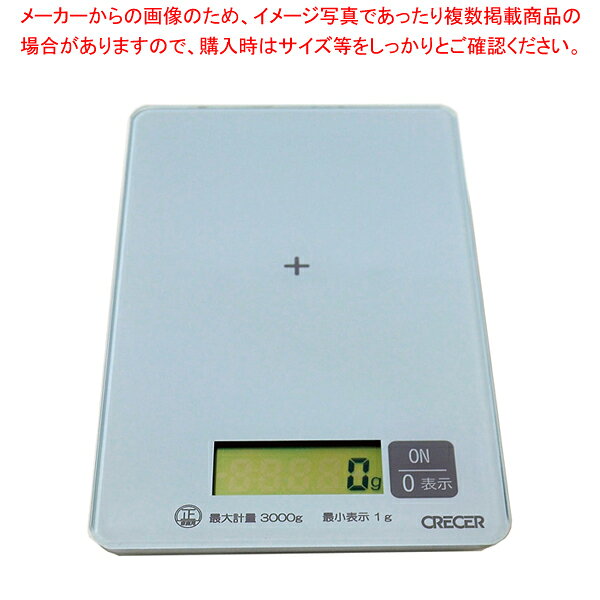 商品の仕様●お手入れ簡単、全面フラットガラスプレート！●タッチセンサースイッチ採用。■サイズ外形寸法/縦×横×厚さ(mm)：210×135×20■重さ400(g)■カラーホワイト■最大計量：3000g 表示単位：1g単位、風袋引き(0表示機...